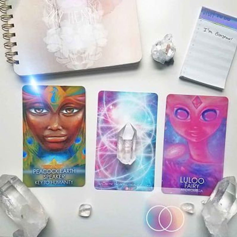 Arcturian Starseed Galactic Oracle Cards pleiadian Sirian - Etsy Canada