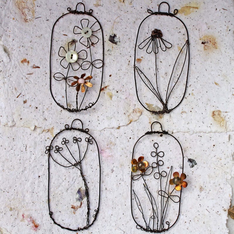 Wire Wall Hanging - Etsy
