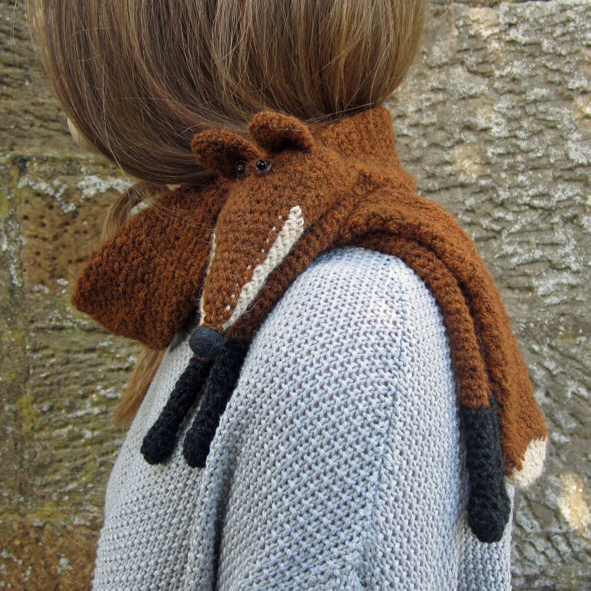 Crochet Pattern for My all New Foxy Fraise A Foxy Scarf to - Etsy UK