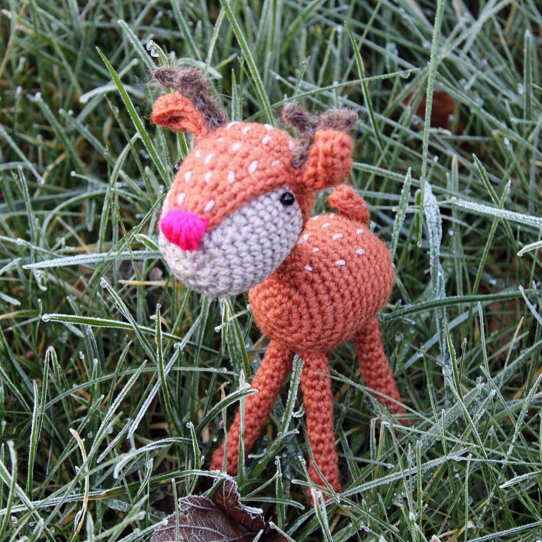 Crochet Pattern: Clementine Reindeer Christmas Ornament - Rudolf (PDF ...