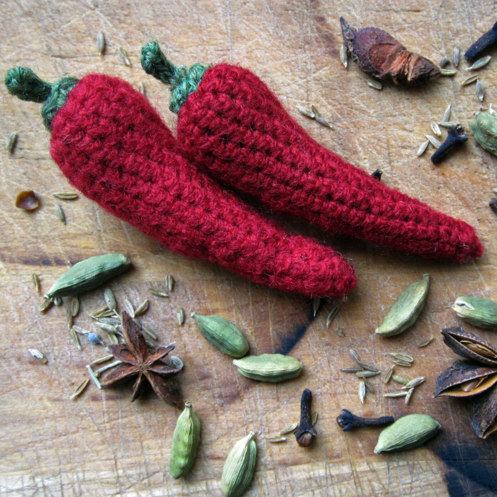 Crochet Pattern for a Silly Chilli Brooch - Etsy