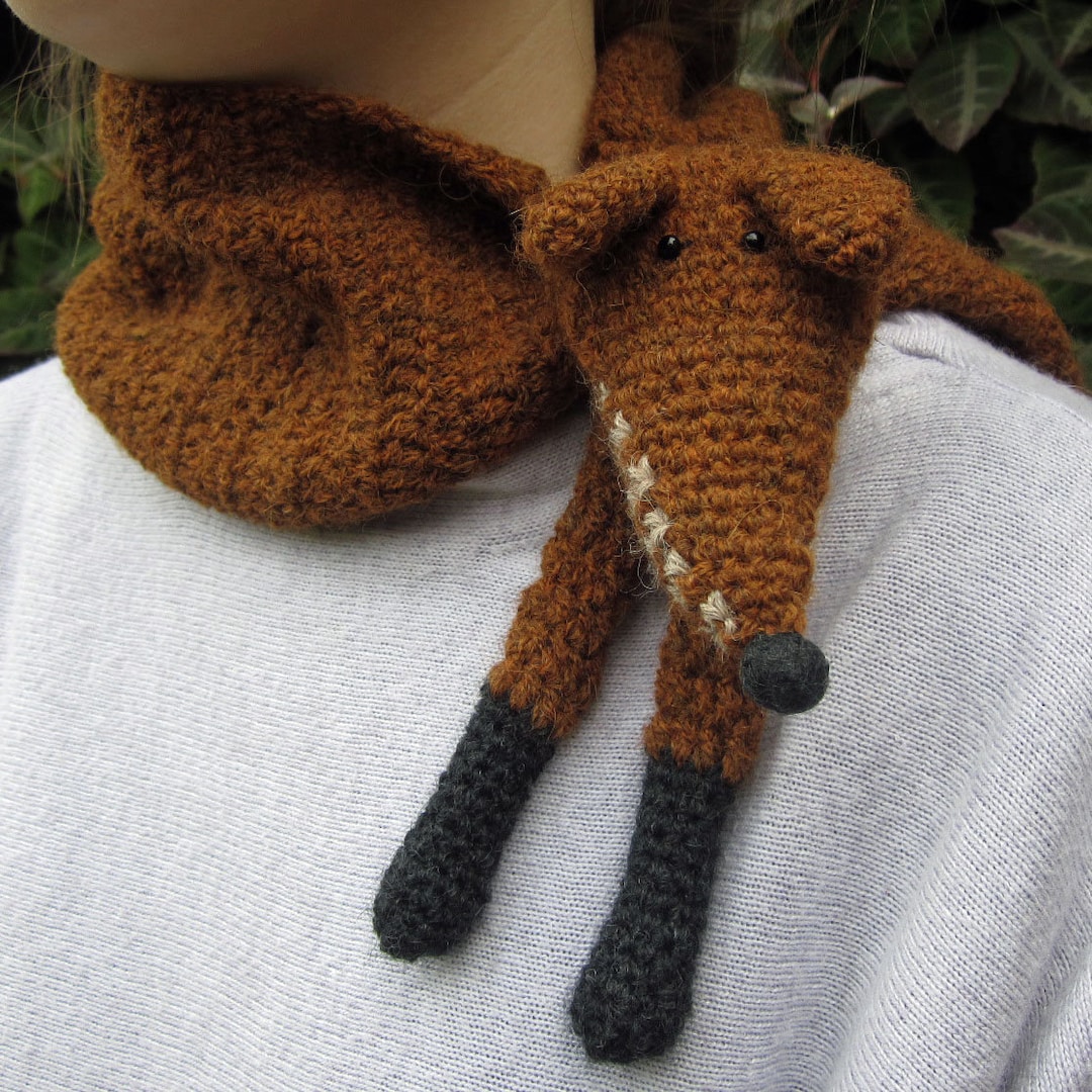 Crochet Pattern for Fernando Fox Wrap | A Short Foxy Scarf to Curl ...