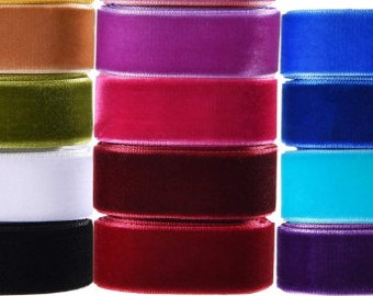 Velvet ribbon | Etsy