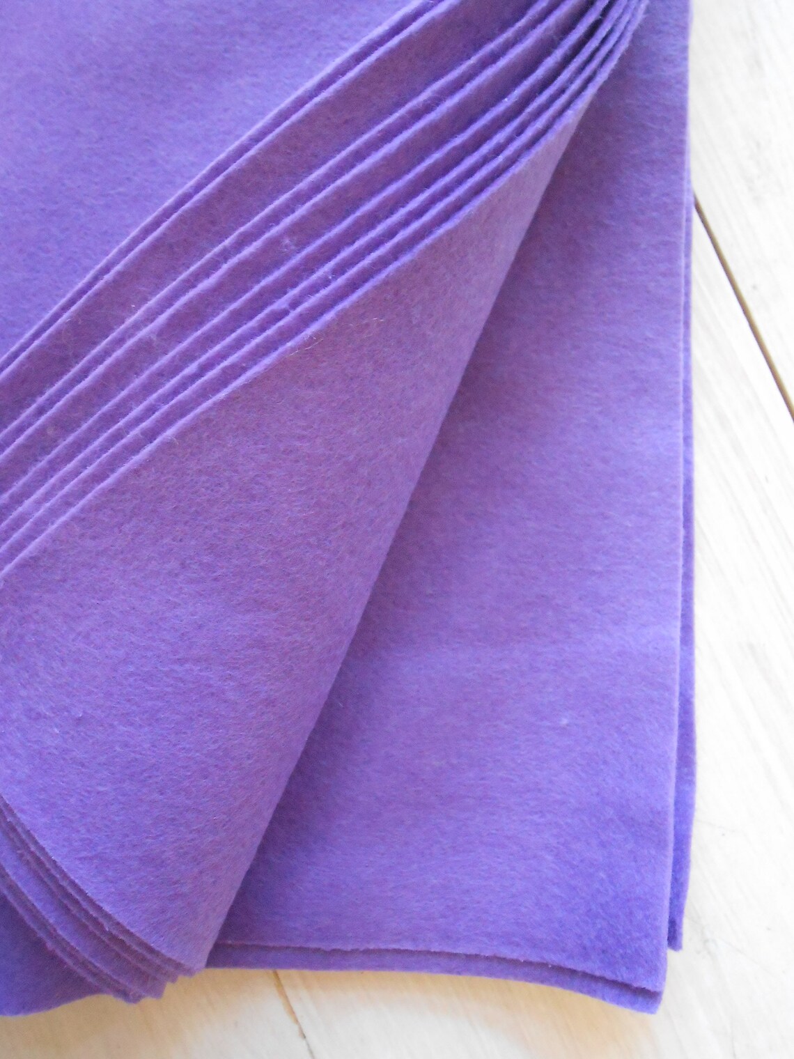 Lilac Felt 5 Sheets Craft Thin Felt Solid Color Patchwork Cm - Etsy