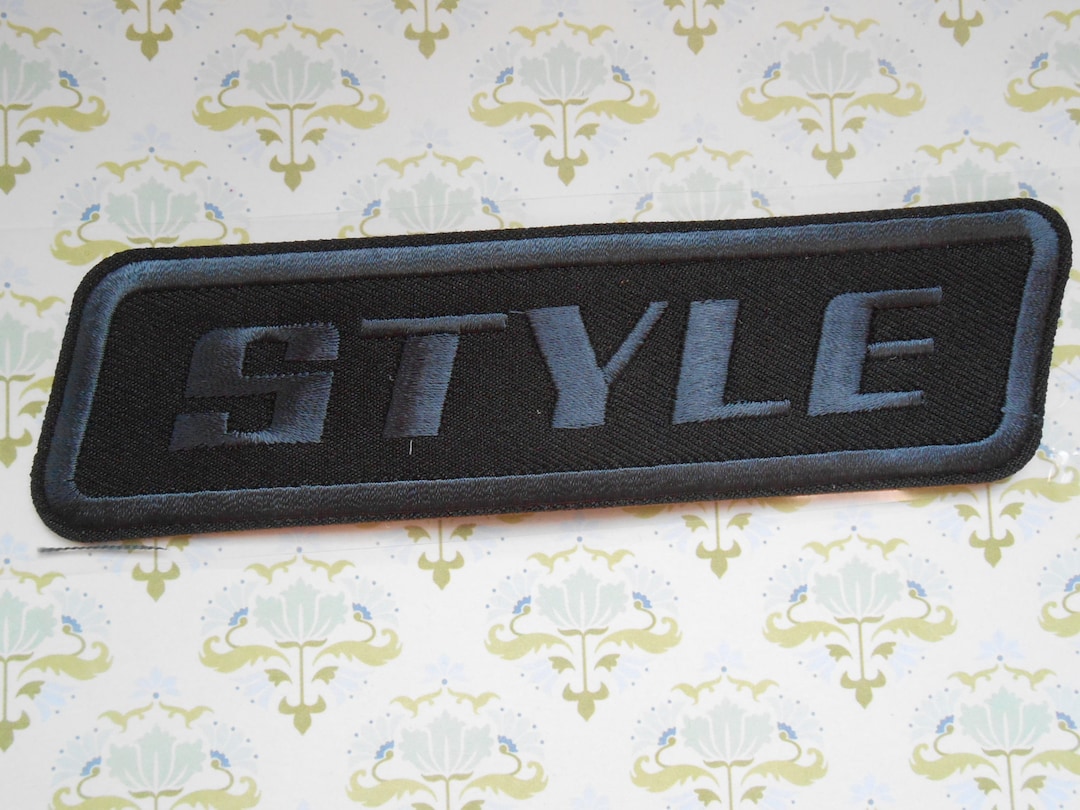 Iron on Arm Embroidered Patch Self Adhesive STYLE Applique - Etsy