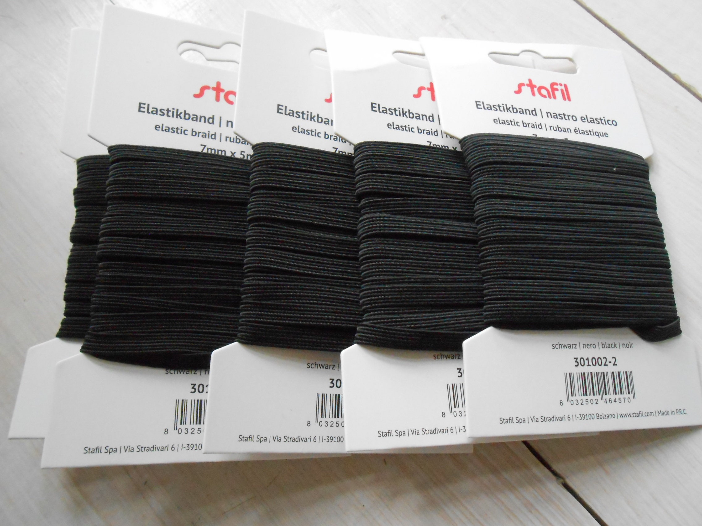 Elastic Band Black 5 mt Sewing Flat Waist Band Thin Belt Garment Etsy France