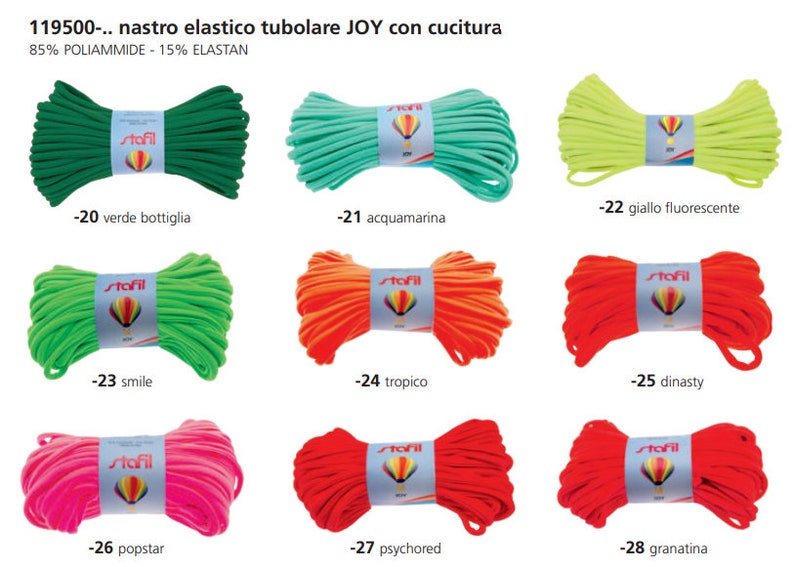 Tubular Elastic Stretch Cord Elastic Tube 5 Yds 45 Colors - Etsy