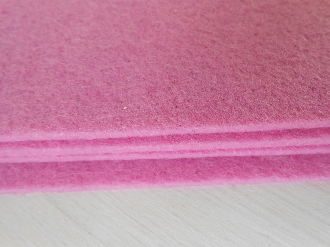 Felt Sheet Craft Thick Felt Dark Pink Solid Color Cm 30x45 - Etsy