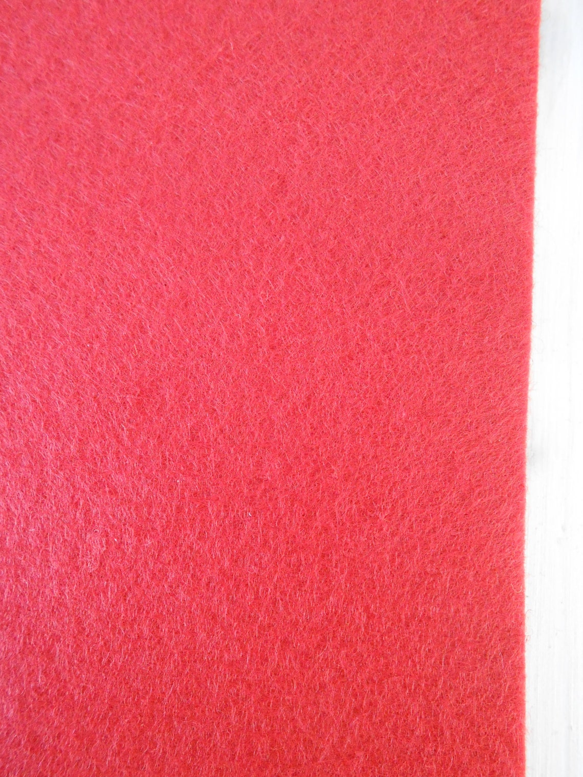 Red Felt 5 Sheets Craft Thin Felt Solid Color Patchwork cm | Etsy