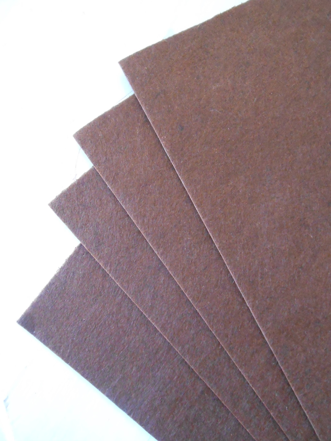 Felt Sheet Brown Craft Thick Felt Solid Colors Cm 30x45 - Etsy
