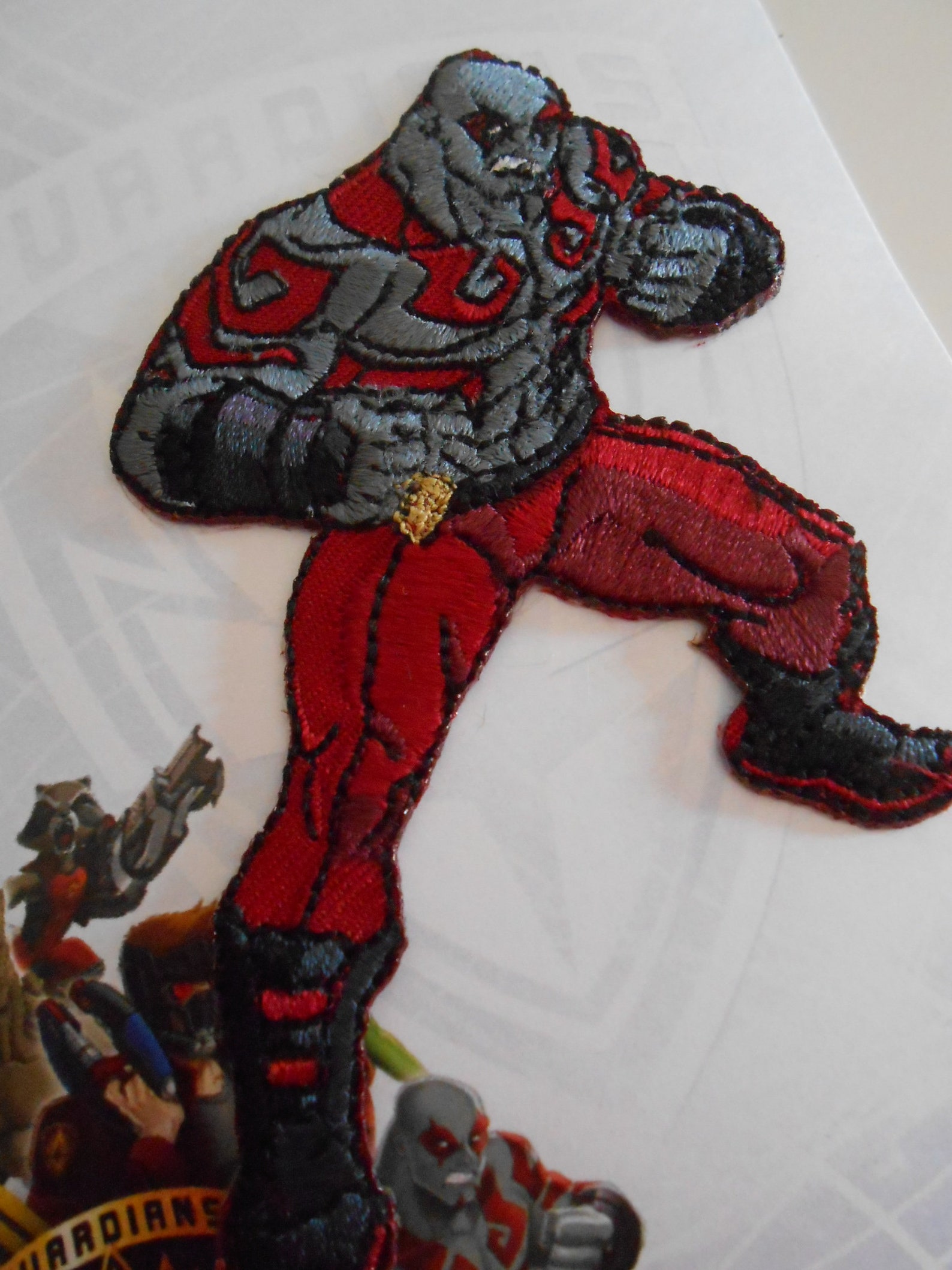 Drax Marvel Iron on Patch Guardians of the Galaxy Embroidered - Etsy