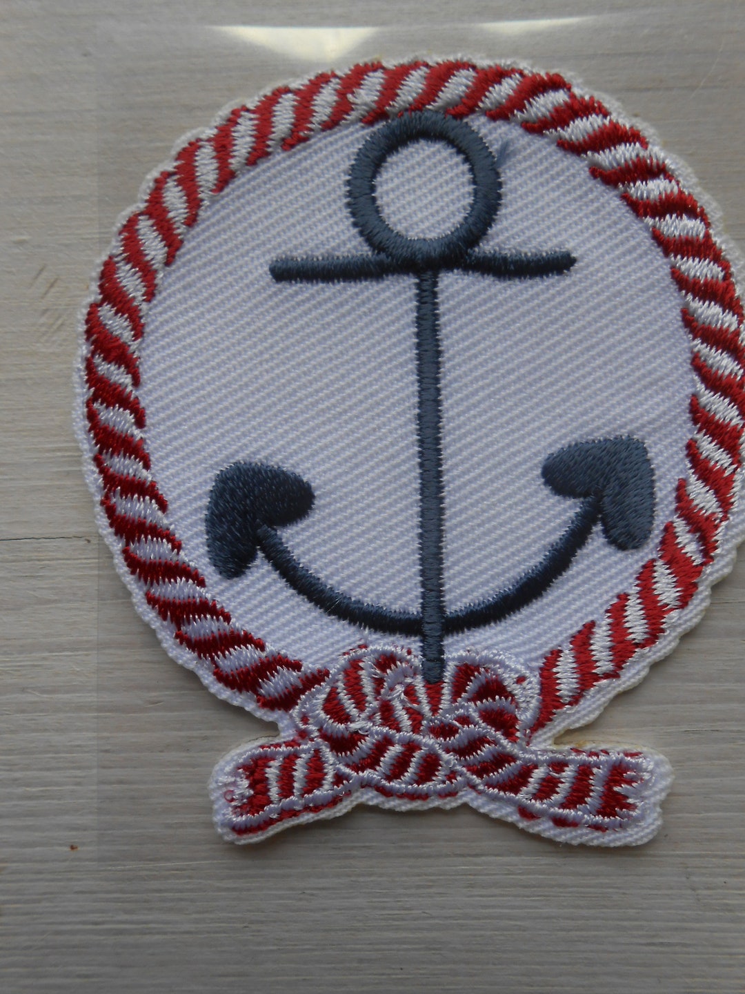 Patch Anchor Iron on Embroidered Applique - Etsy