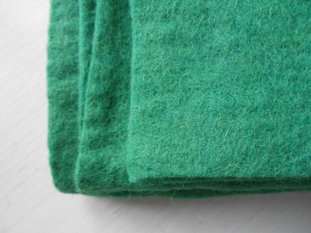 Natural Wool Felt Sheet Craft Thick Felt Solid Color Cm 70x50 Green - Etsy