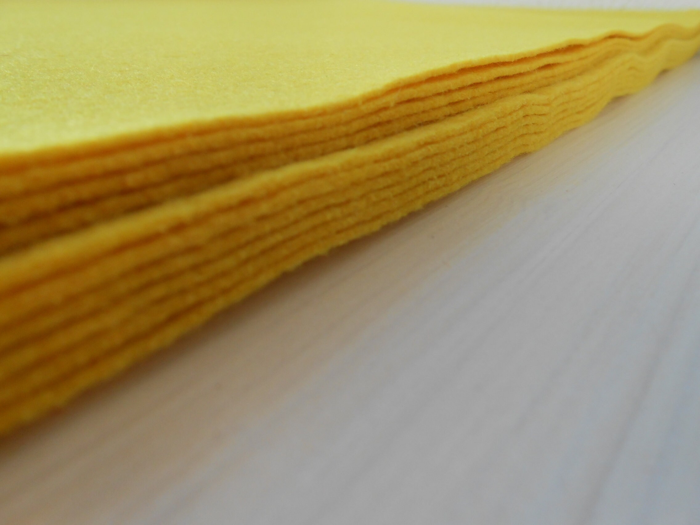 Yellow Felt 5 Sheets Craft Thin Felt Solid Color Patchwork Cm 30x40 - Etsy