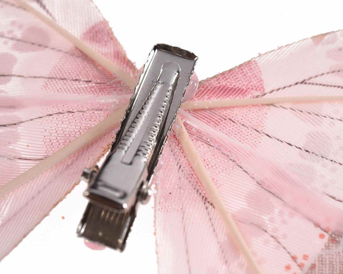 Artificial Butterflies on Clip Set of 10 Assorted Sizes Real - Etsy