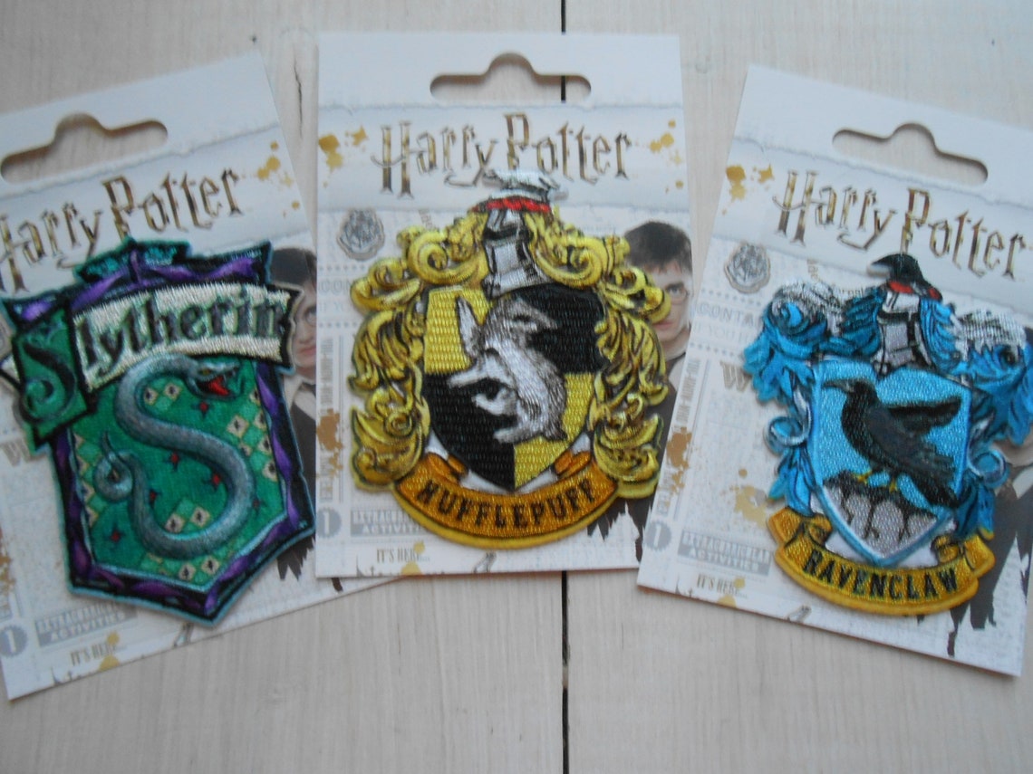 Harry Potter Self-adhesive Patch Embroidered Applique | Etsy