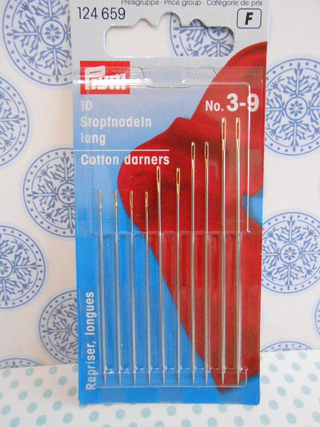 Long Darning Needles Set of 10 Prym - Etsy UK