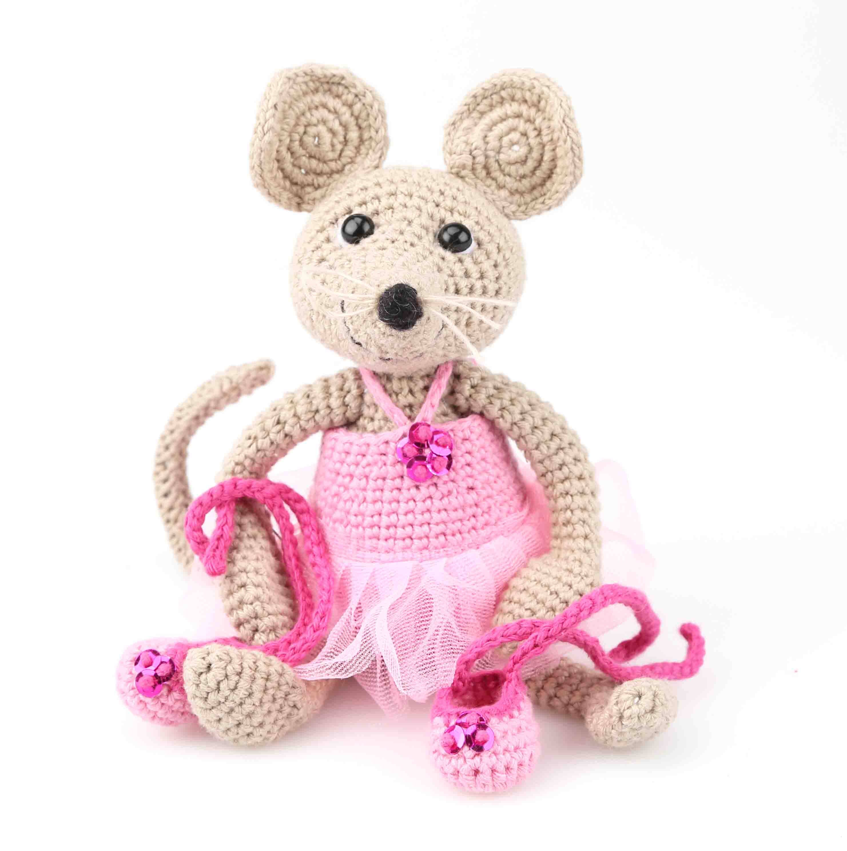 Crochet Kit Pattern Emily Mouse Hanna's Crochet Collection | Etsy