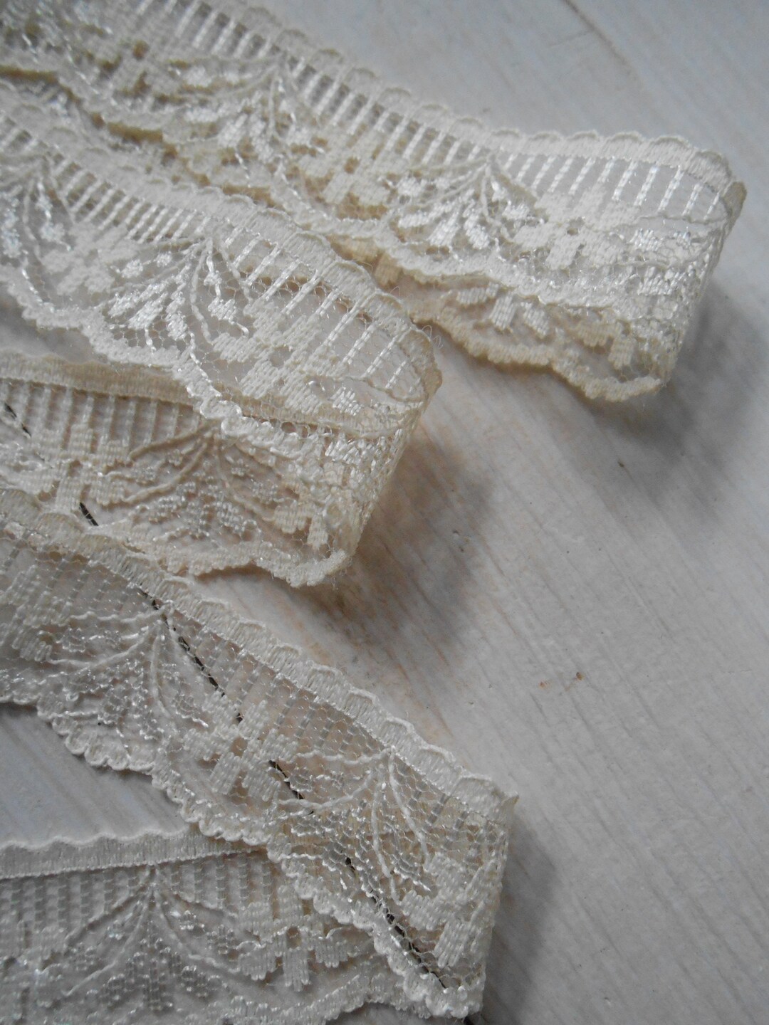 Lace Thin Ivory Trim 3/4" Width 5 Yds - Etsy