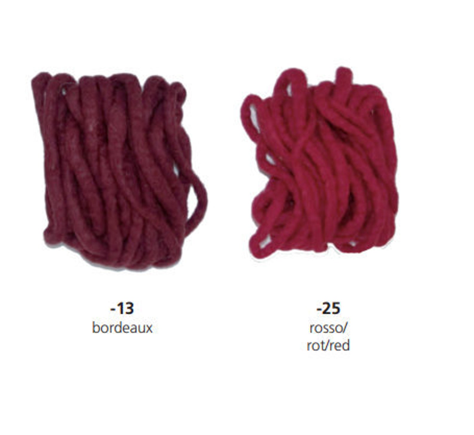 Felted Cord Wool Thick Yarn Carded 5 Yds 1/4 Width - Etsy
