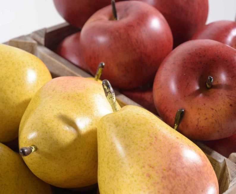 Artificial Pears 2 Pcs Plastic Fake Fruits Food Ornament - Etsy