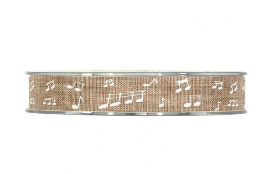 Musical Notes Ribbon Fabric Embellishment 5 Yards 5/8" - Etsy