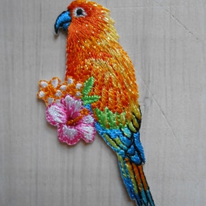 Iron-on Bird Applique Embroidered Patch Embellishment - Etsy