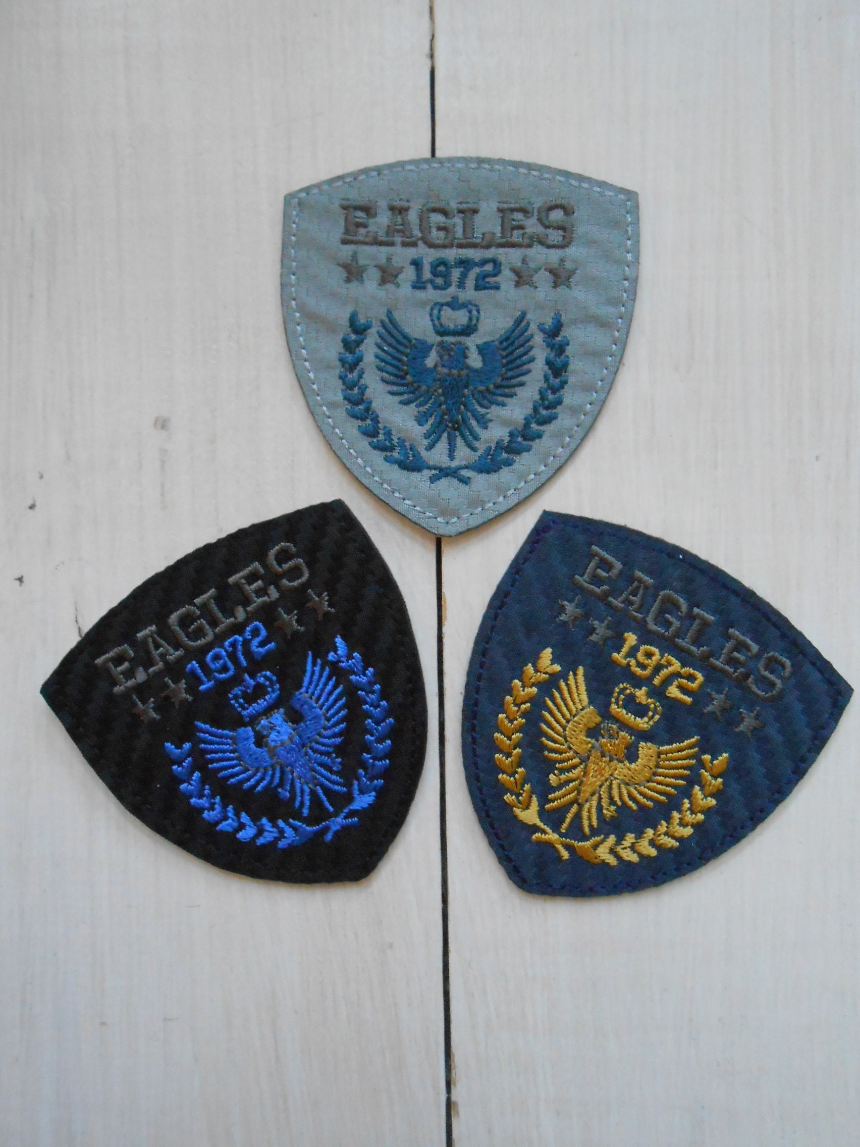 Self Adhesive Patch Embroidered Fabric Applique Army Eagle - Etsy