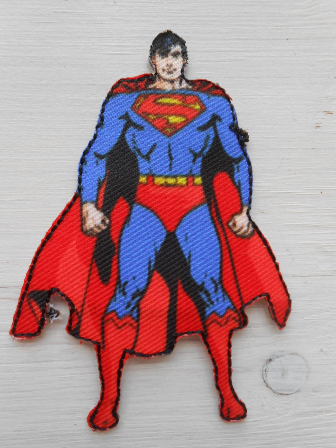 Superman Iron on Patch Applique Embroidered Thermo-Adhesive | Etsy
