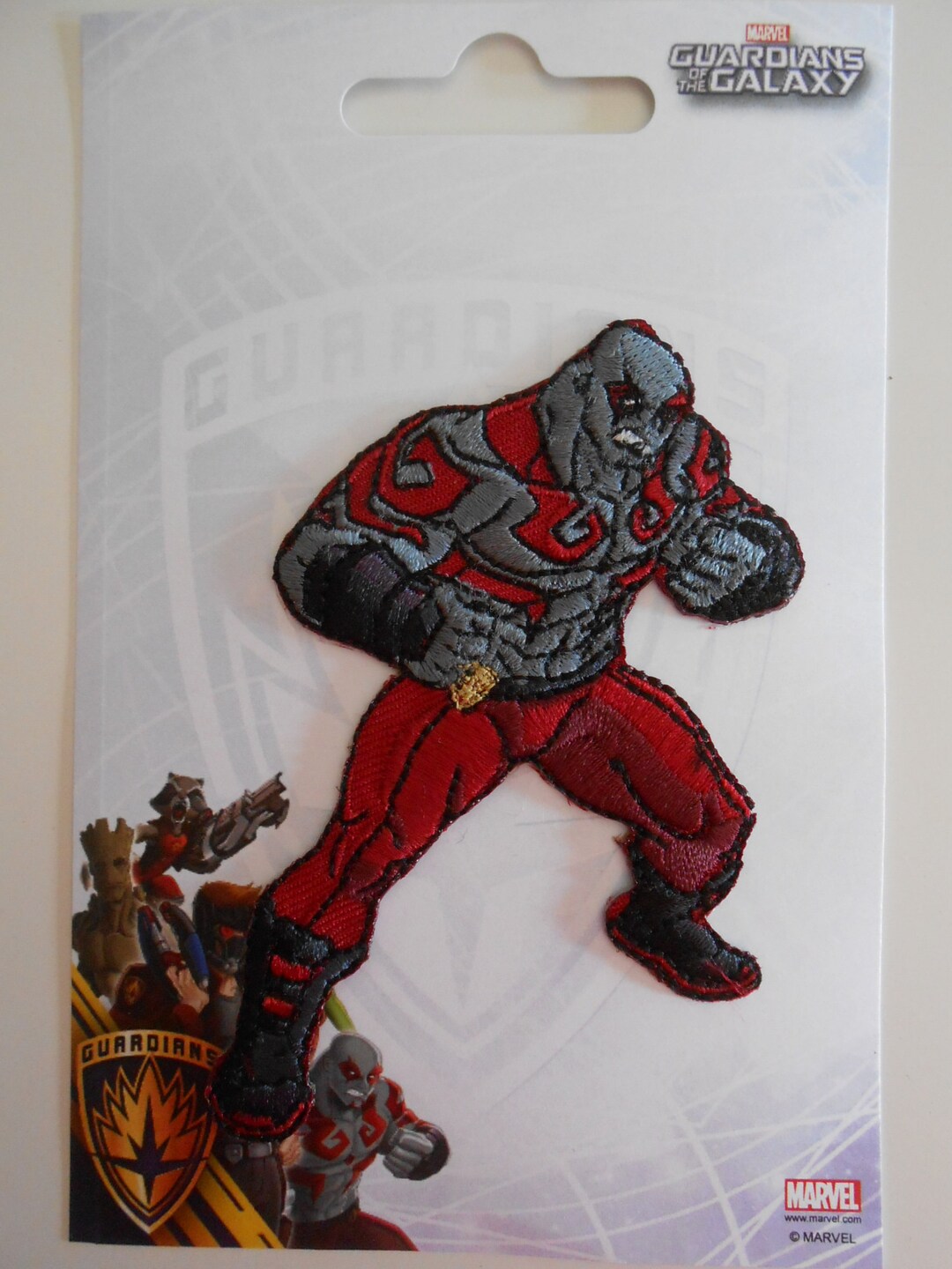 Drax Marvel Iron on Patch Guardians of the Galaxy Embroidered Applique ...