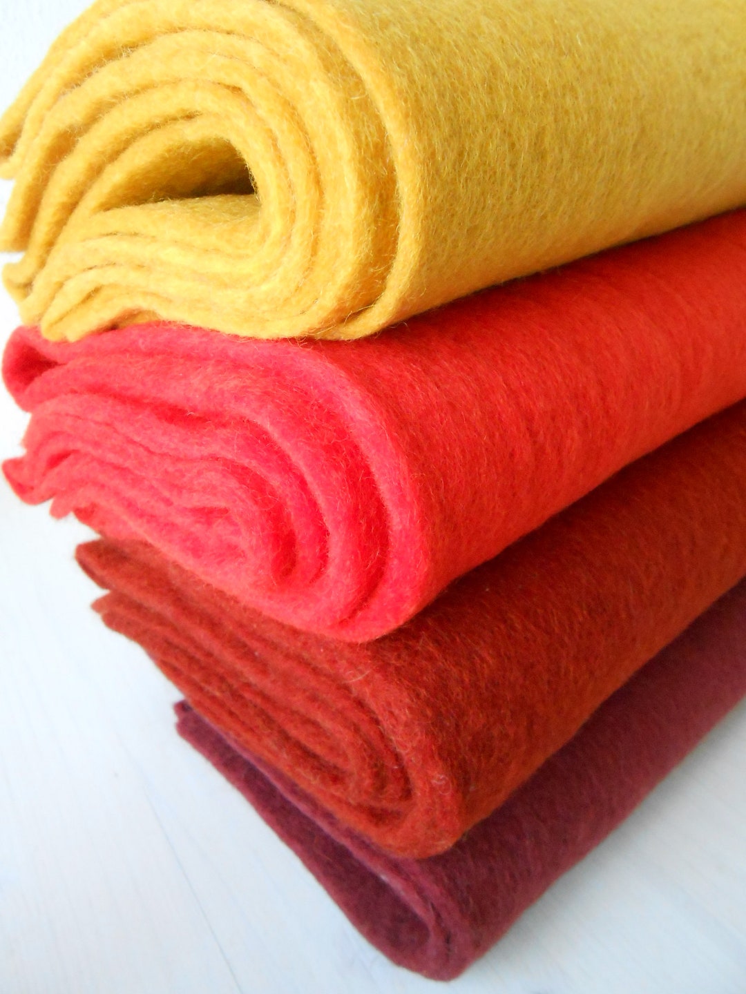 Natural Wool Felt Sheet Craft Thick Felt Solid Colors Cm 70x50 - Etsy