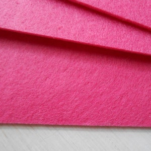 Felt Sheet Dark Pink Craft Thick Felt Cm 30x45 - Etsy
