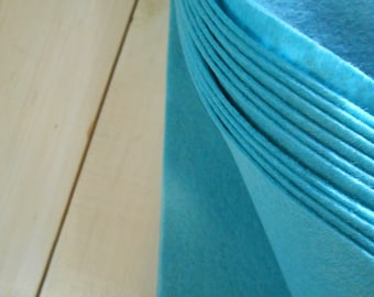 Abby DARK TURQUOISE 72 Acrylic Felt Fabric by the Yard 10030 - Etsy