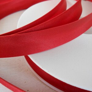 Satin Bias Tape Binding Country Red Double Folded - Etsy