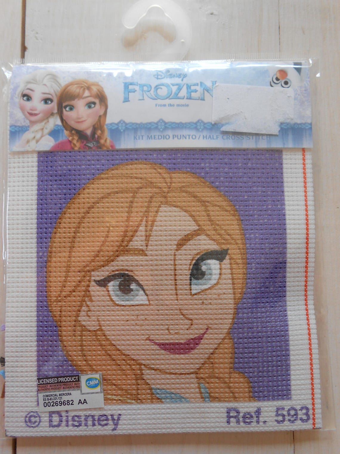 Disney Needlepoint Kit Frozen Princess Anna - Etsy