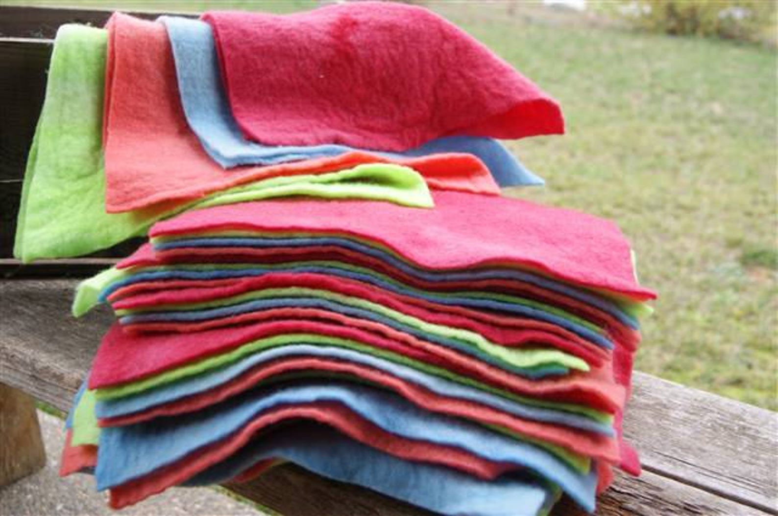 Natural Wool Felt Sheet Craft Thick Needle Felt Solid Colors - Etsy