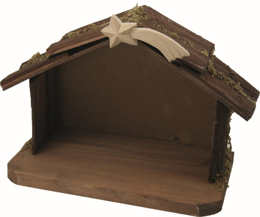 Miniature Shed Wooden Cabin Animal Shelter Nativity Crib - Etsy