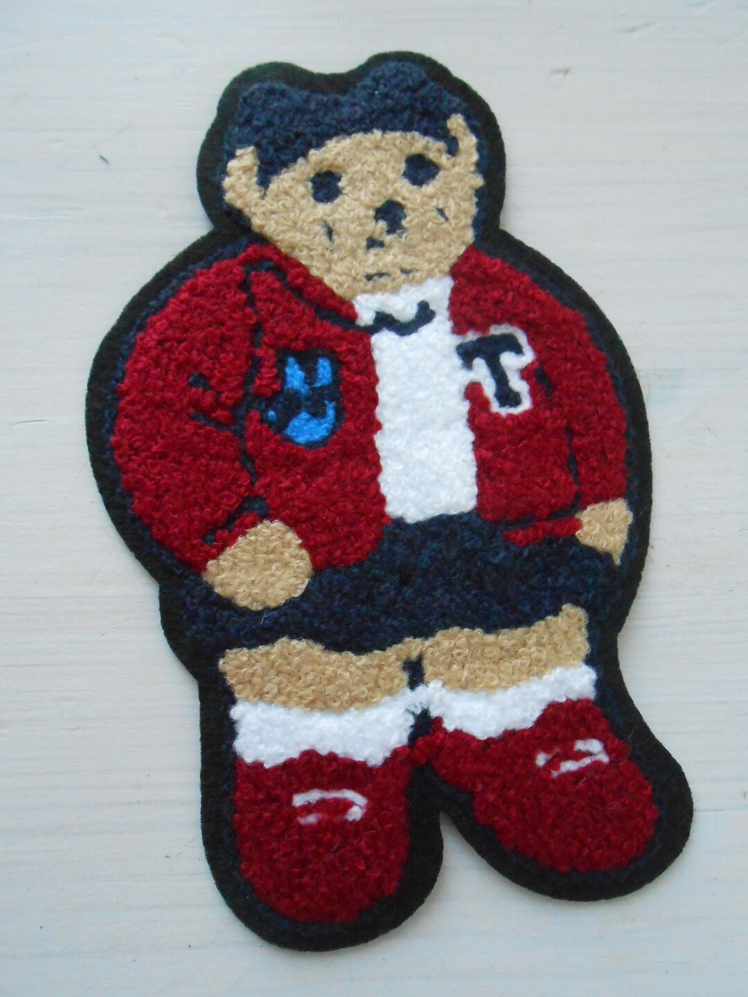 Teddy Bear Patch Iron-on Applique Sponge Stitch Patch - Etsy