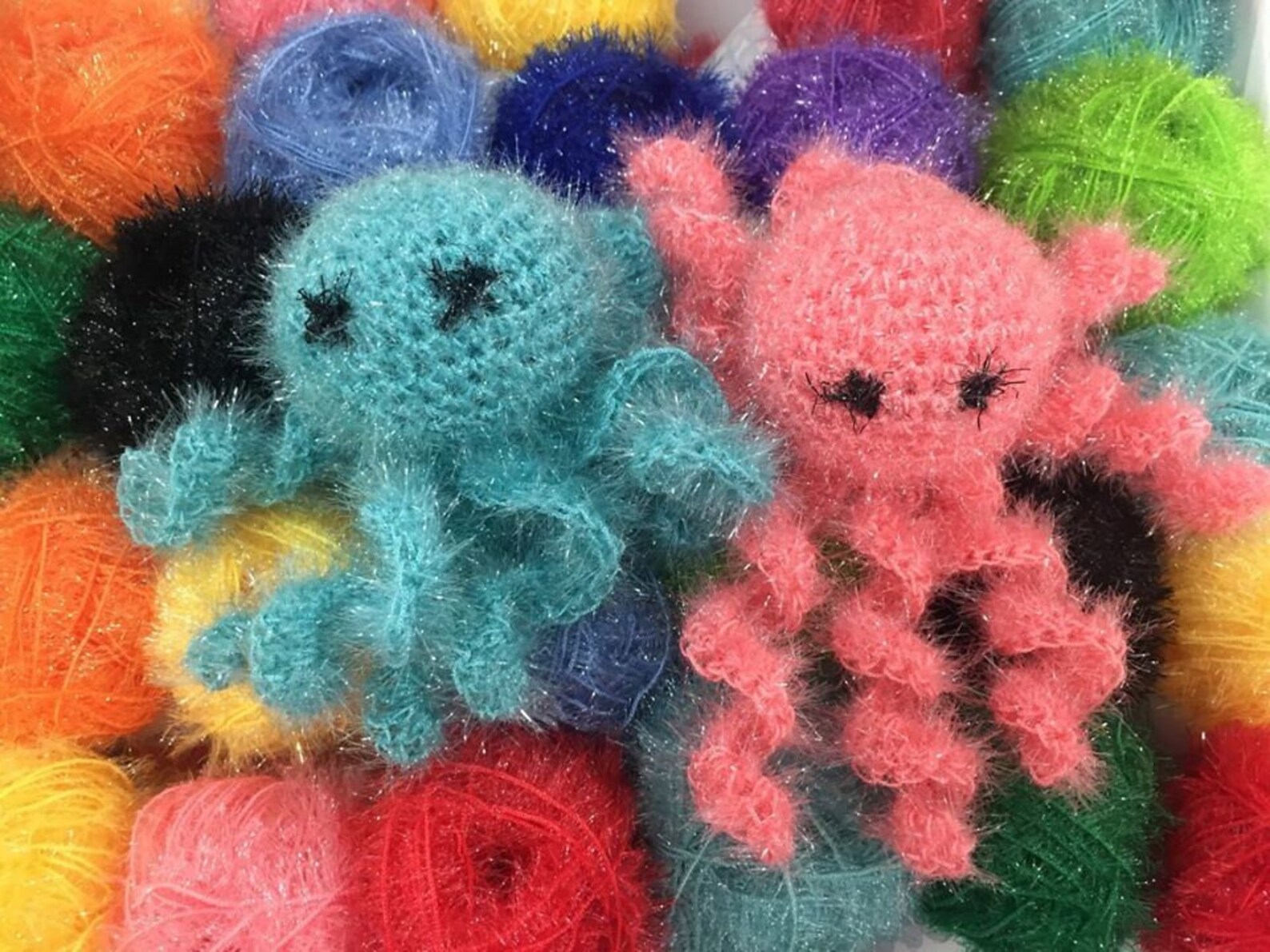 Sponge Yarn Tawashi 5 Balls Crochet Yarn 14 Colours Available - Etsy