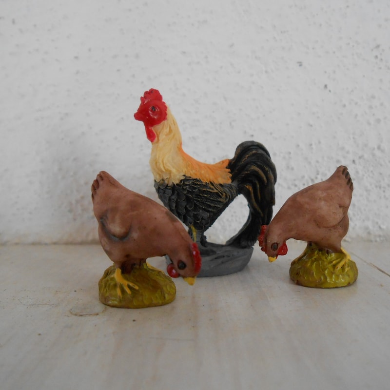 Miniature Roosters - Etsy
