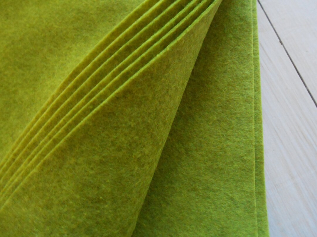Felt 5 Sheets Craft Thin Felt Green Solid Color Patchwork Cm 30x40 - Etsy