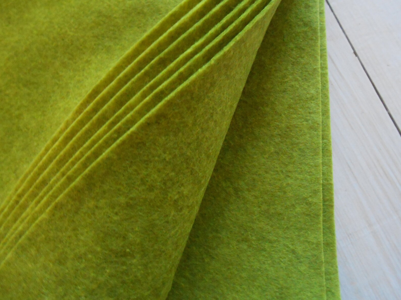 Felt 5 Sheets Craft Thin Felt Green Solid Color Patchwork cm | Etsy