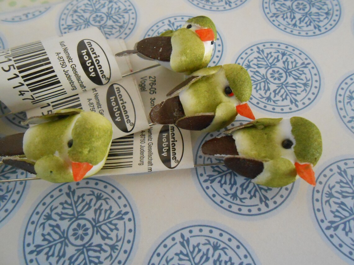 Birds Picks 4 Pcs Decorative Picks Embellishment - Etsy India