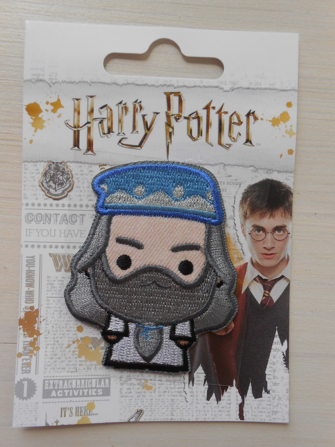 Harry Potter Self-adhesive Patch Embroidered Applique Albus Silente - Etsy