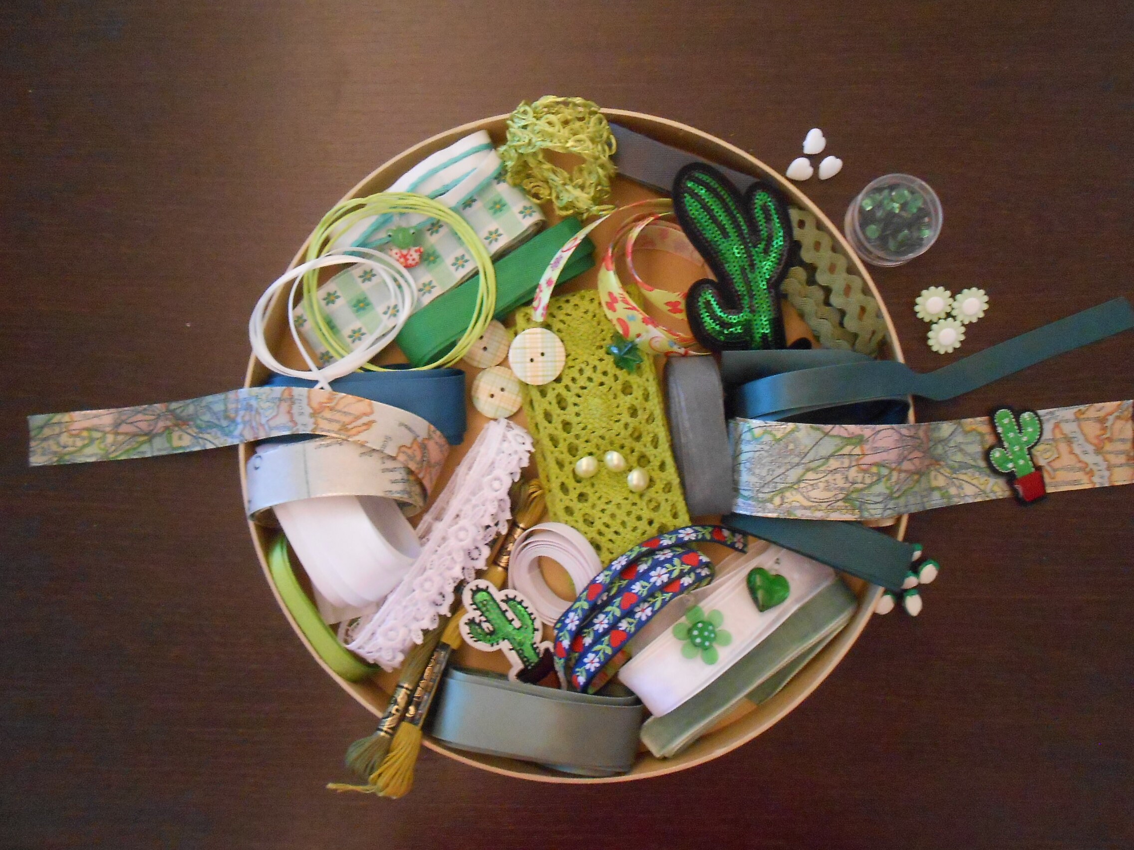 Craft Bag Assorted Trim Ribbon Bias Pack Lace Cord Buttons - Etsy