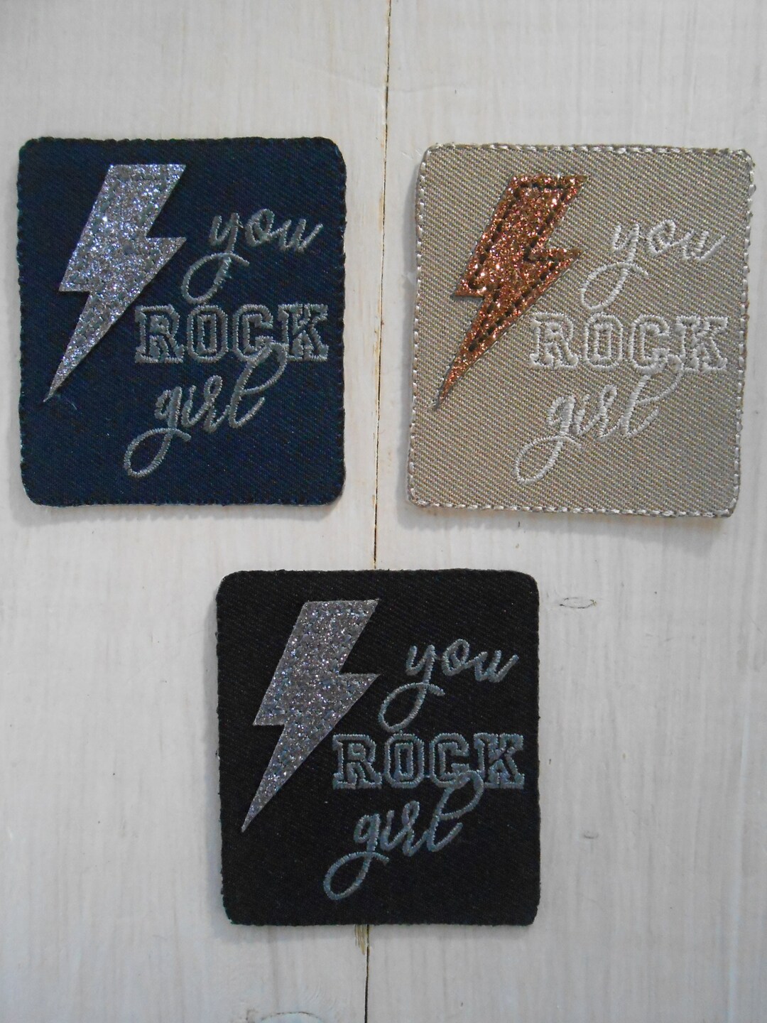 Rock Patch Embroidered Iron on Applique - Etsy