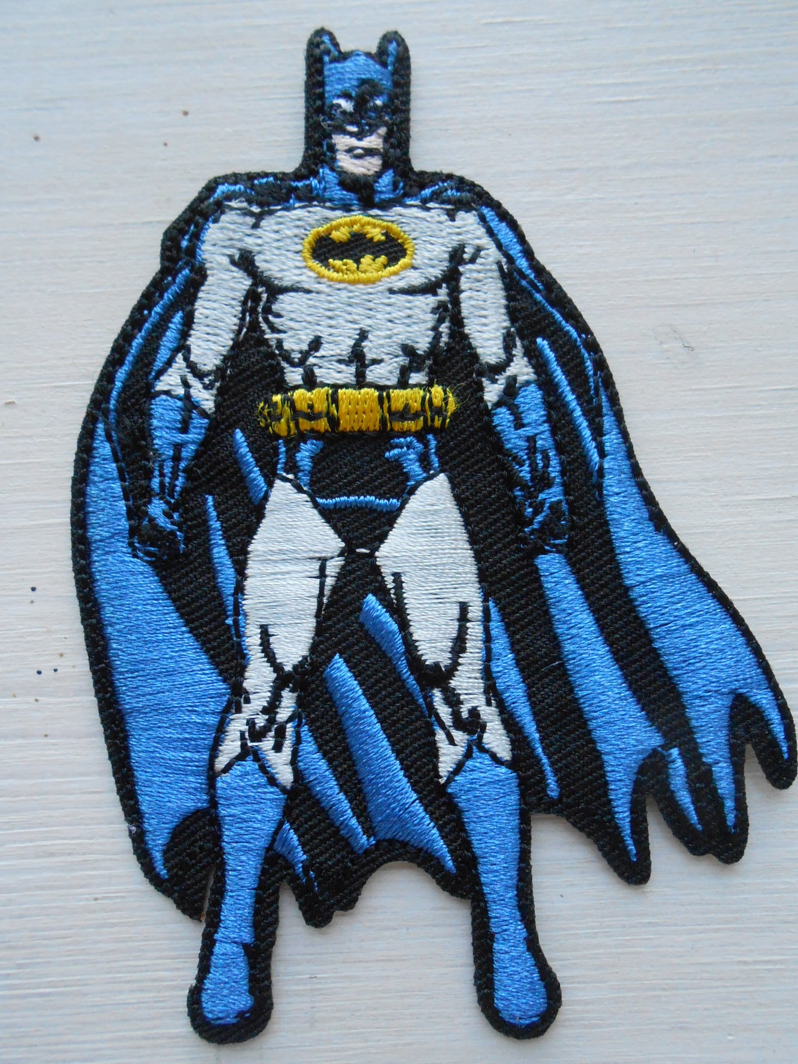 Batman Iron on Patch Applique Embroidered Thermo-adhesive - Etsy