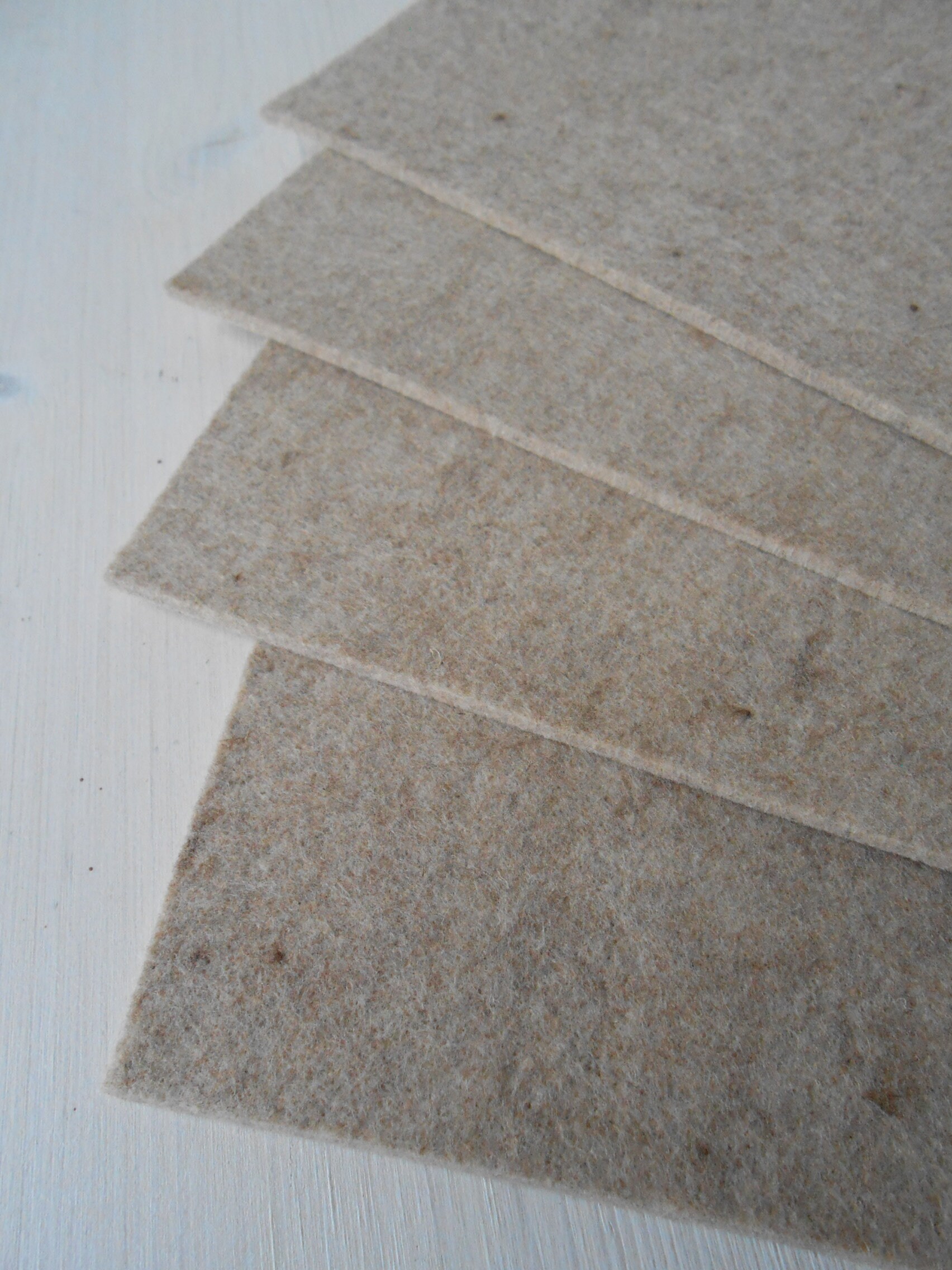 Hoja de fieltro Craft thick Felt cm 30x45 Beige Melange | Etsy