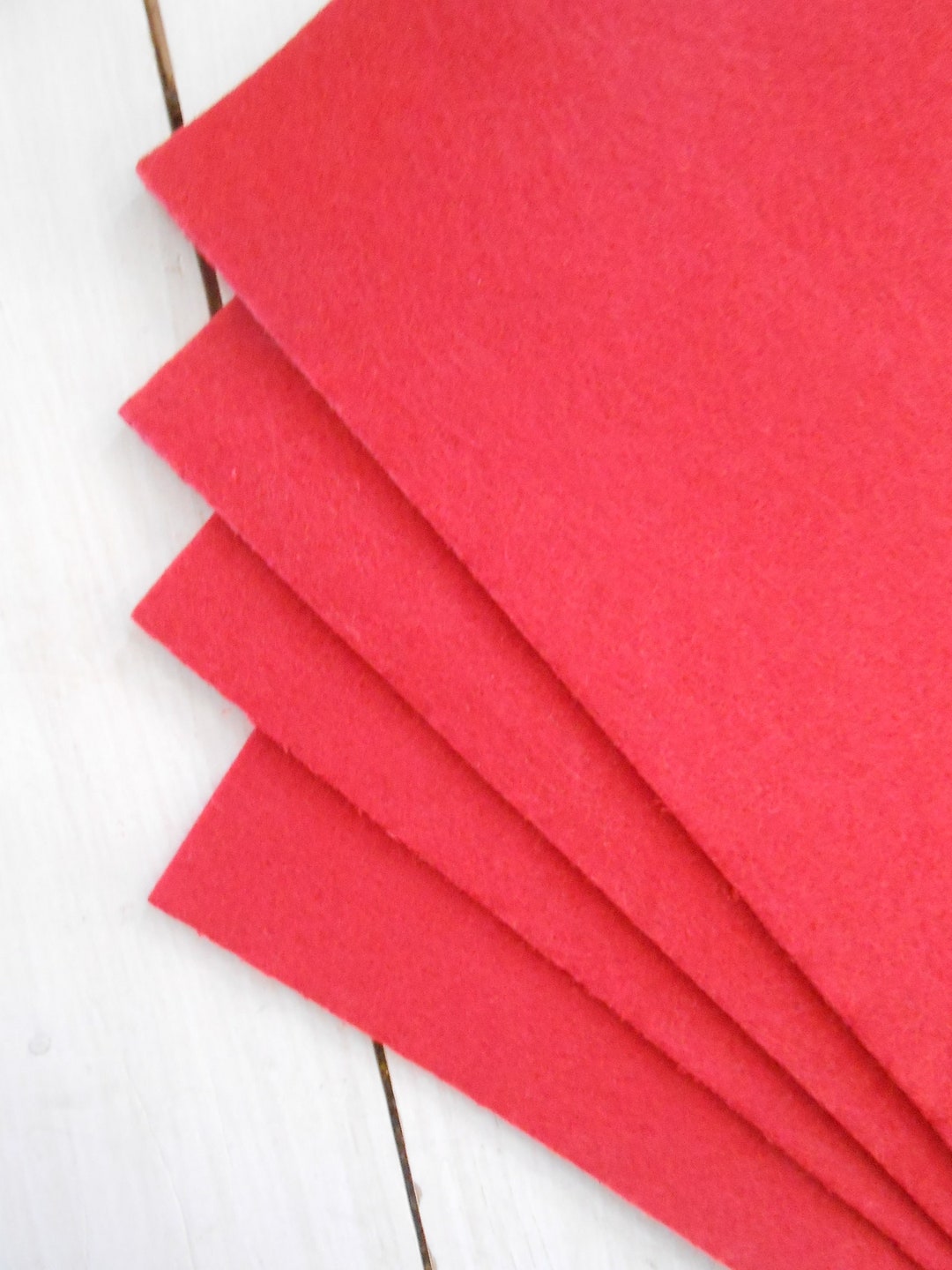 Felt Sheet Craft Thick Felt Solid Colors Cm 30x45 Red - Etsy