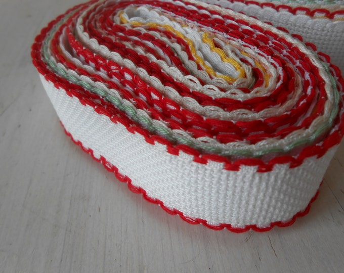 Aida Trim Stitchable Edge Samples 1 1/4 Width 10 Mt Assorted - Etsy